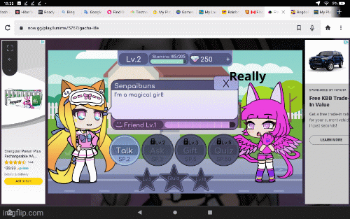 My reaction in gacha life - Imgflip