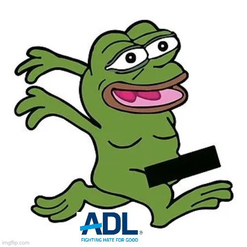 Image tagged in pepe run naked censored - Imgflip