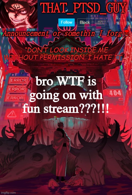 PTSD GUY ANNOUNCEMENT TEMP - Imgflip