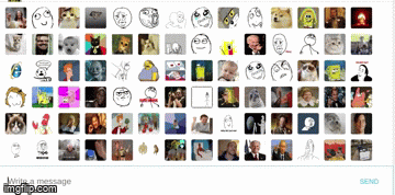 Fun Fact : when you say ":" in memechat, you can actually search images ...