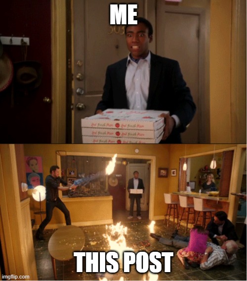 Donald Glover Community Two Panels - Imgflip