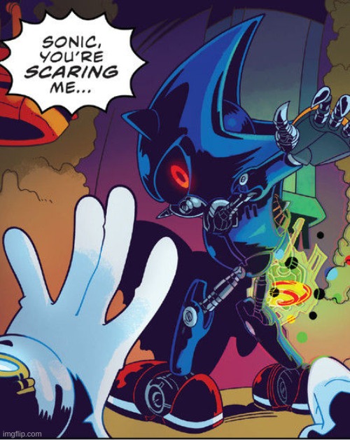 major difference between chaos sonic and metal sonic: MS is badass as shit - Imgflip