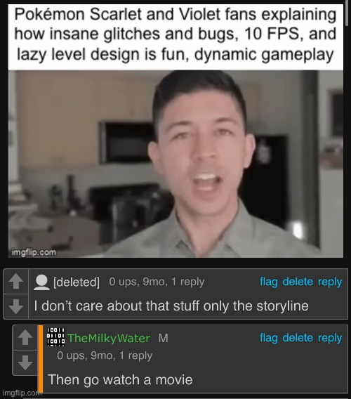 “But the story weeeee” - Imgflip