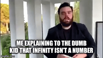 Whenever someone said this in like 3rd grade the whole class would go ...