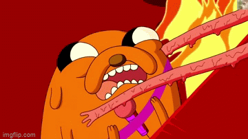 Jake from Adventure Time: Scared Shitless - Imgflip