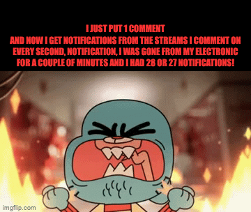 Rage of the notifications! - Imgflip