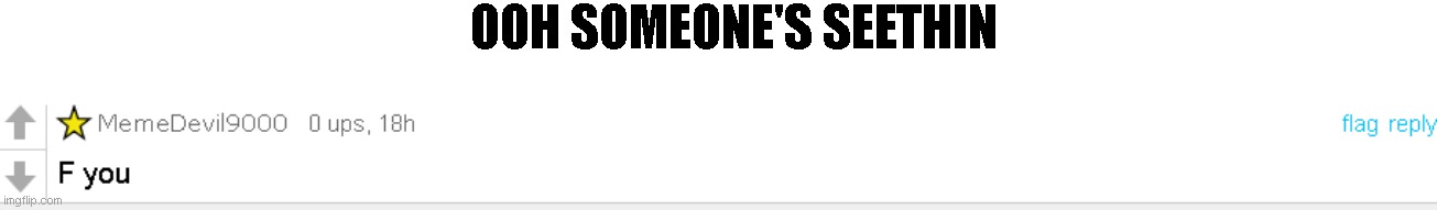 bro's mad he can't do a quarter circle motion input - Imgflip