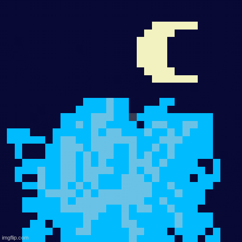 Dids is how Luna evolved ( I made in pixel art ) - Imgflip