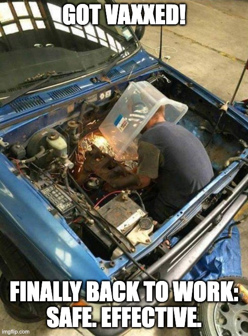 Vaxxed and working - Imgflip