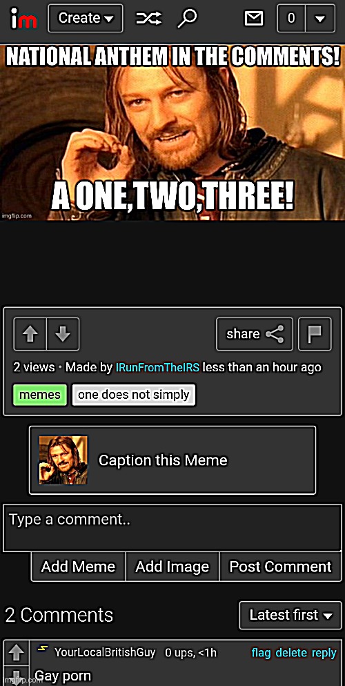 For the internet national anthem btw - Imgflip