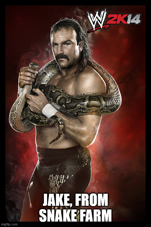 Image tagged in jake the snake - Imgflip