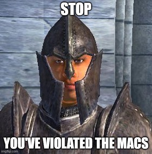 Stop you've violated the law - Imgflip