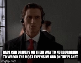 Yes, this is why the speed limit exists on the track - Imgflip