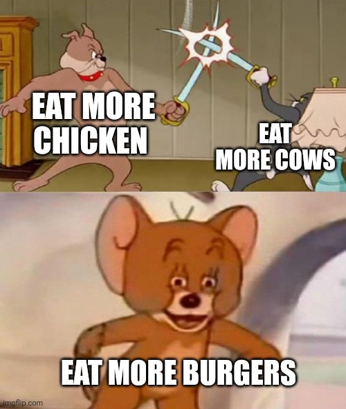 Tom and Jerry swordfight - Imgflip