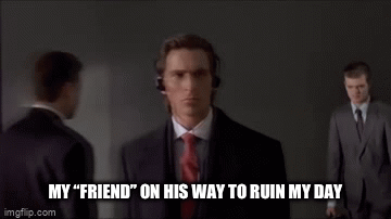 patrick bateman walking - Imgflip