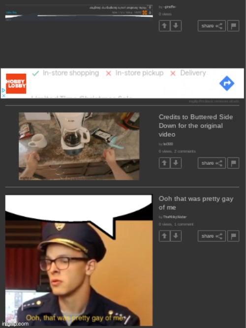 ignore the ad - Imgflip