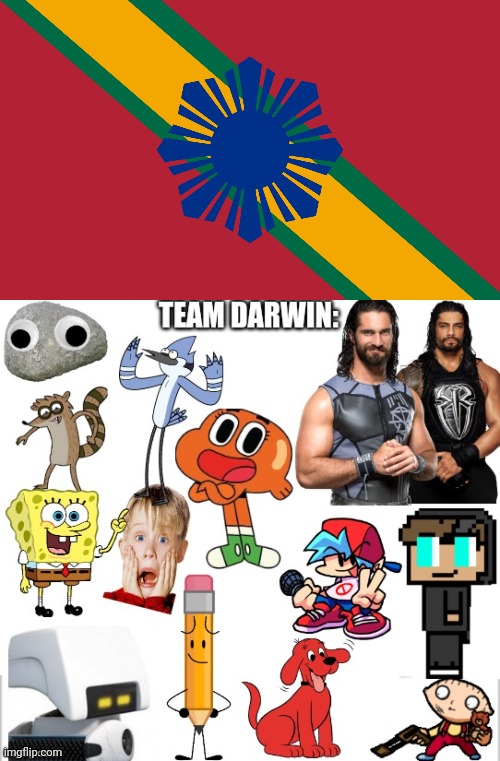 The newly updated Team_Darwin and official flag - Imgflip