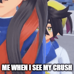 When you see your own crush - Imgflip