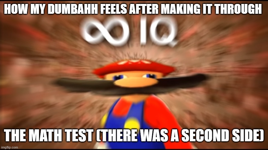 Infinity IQ Mario - Imgflip