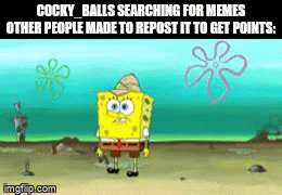 Spongebob Searching - Imgflip