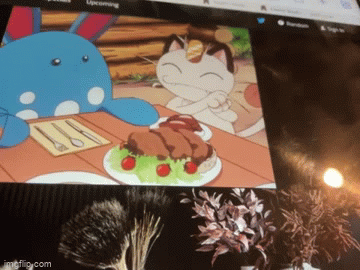 Azumarill gif : That food is disgusting! - Imgflip