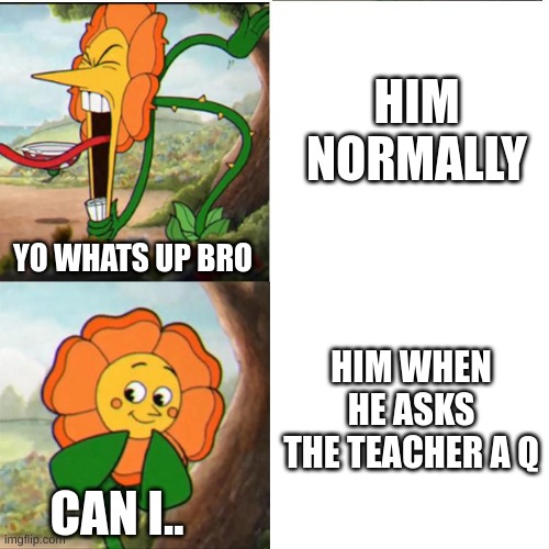 Cuphead Flower - Imgflip