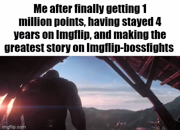 "I finally rest and watch the sun rise on a grateful universe" -Thanos ...