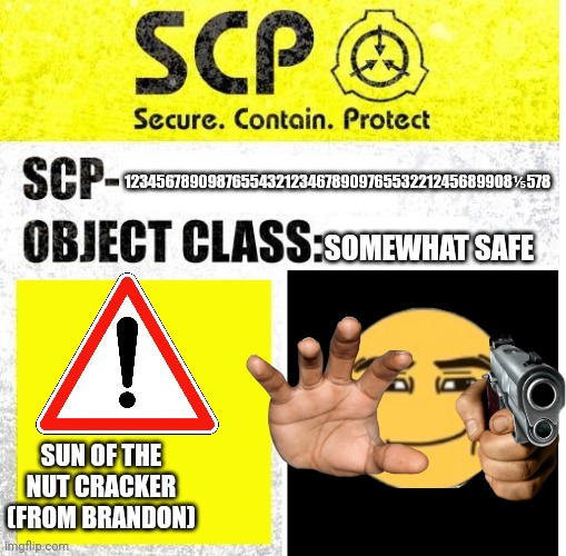 SCP Sign Generator - Imgflip