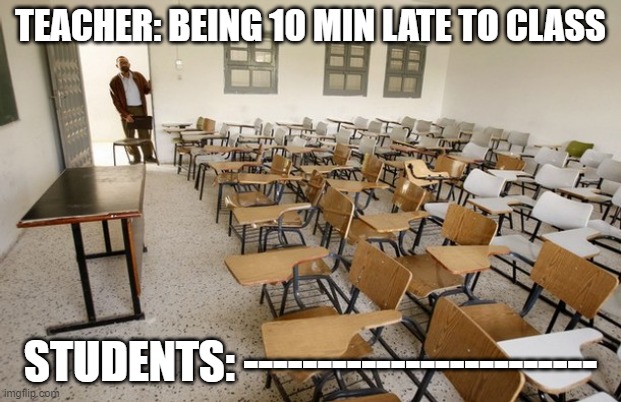 empty classroom - Imgflip