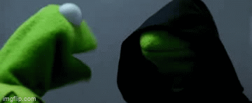 The dark side of Kermit - Imgflip