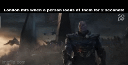 Thanos pointing sword - Imgflip