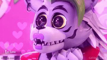 roxy when she comes across someone she considers cute - Imgflip