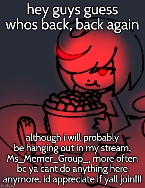 ik its ANOTHER msmg stream out of the billions but help me out here ...