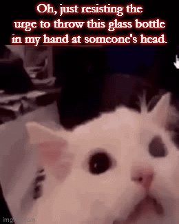 Intrusive Thoughts getting to Aggressive. - Imgflip