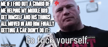 I'm not kidding this mooching has to fucking stop!!! DX