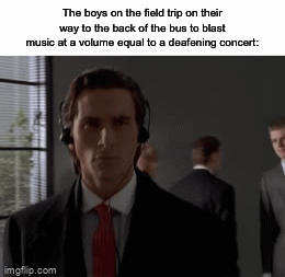 Us girls have to fill up the rest of the back and try to talk to each ...