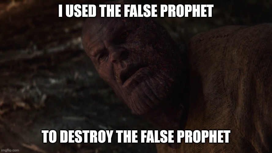 Thanos I Used The Stones To Destroy The Stones - Imgflip