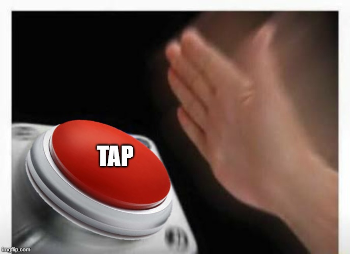 Red Button Hand - Imgflip