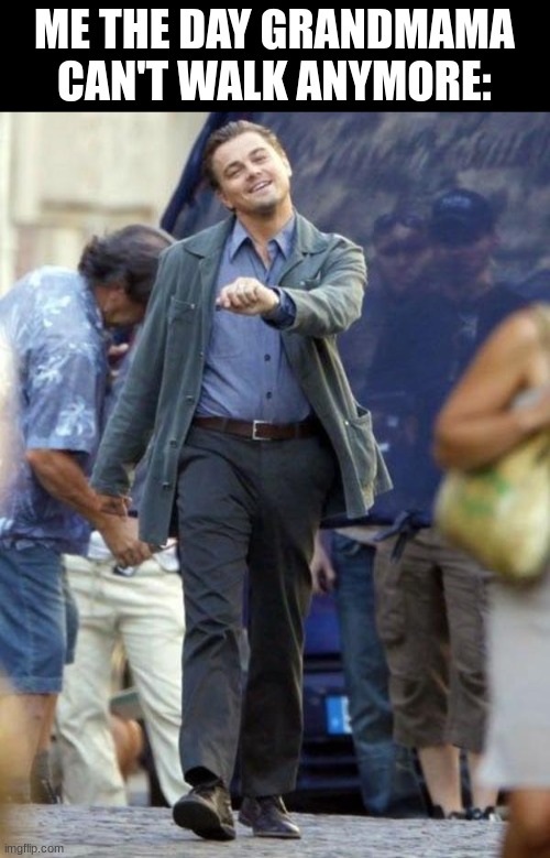 Dicaprio walking - Imgflip