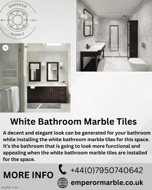 White Bathroom Marble Tiles - Imgflip