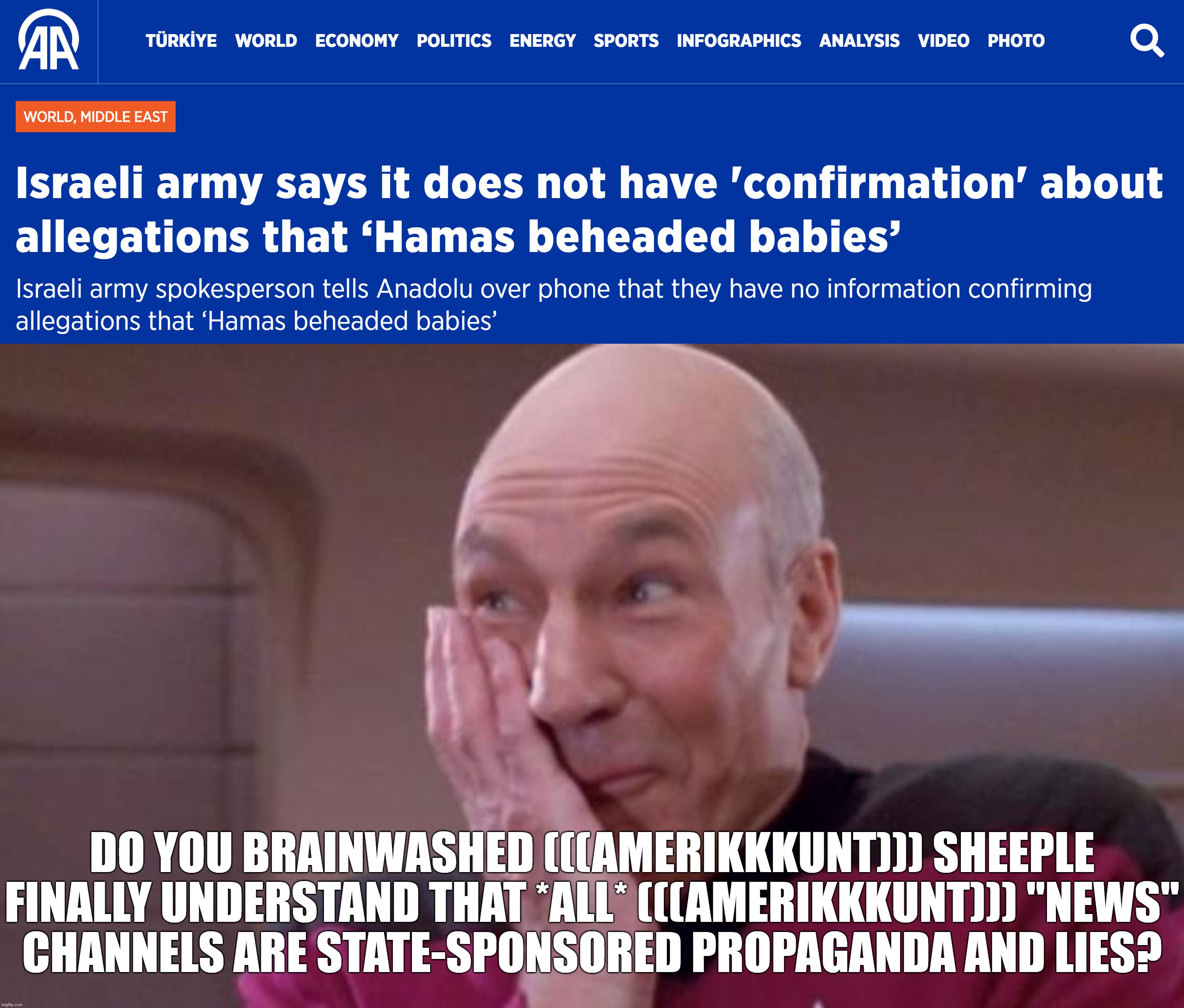 Of Course, Reports Debunking the Lie That "Hamas Beheaded Babies!" Won't be Headlined on ...