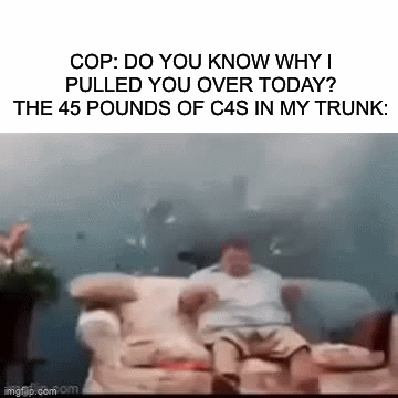 Jackass Exploding Couch - Imgflip