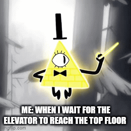 Elevator waiting is boring - Imgflip