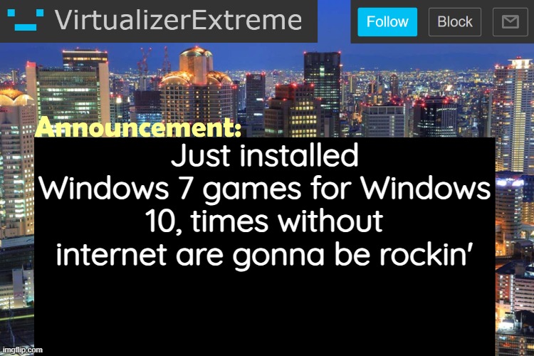 Virtualizer Updated Announcement - Imgflip