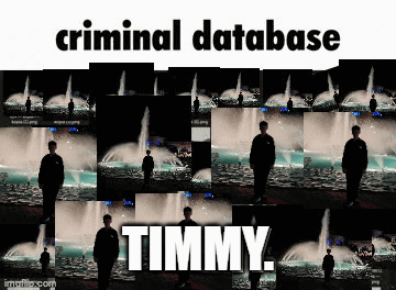 Criminal Database- TIMMY. - Imgflip