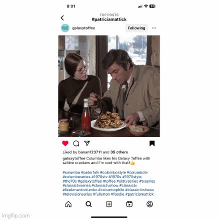 Toffee instead of chili! Columbo - Imgflip