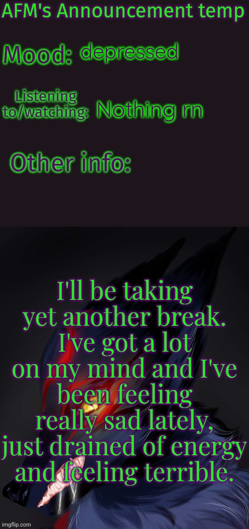 Afm's announcement temp 2 - Imgflip