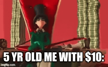 5 yr me with money: - Imgflip
