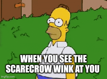 Winking scarecrow - Imgflip