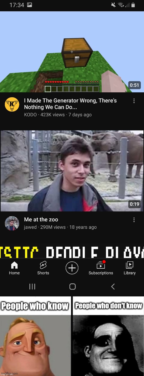 I was scrolling down to watch random things then...I got this..good memories guys...good ...